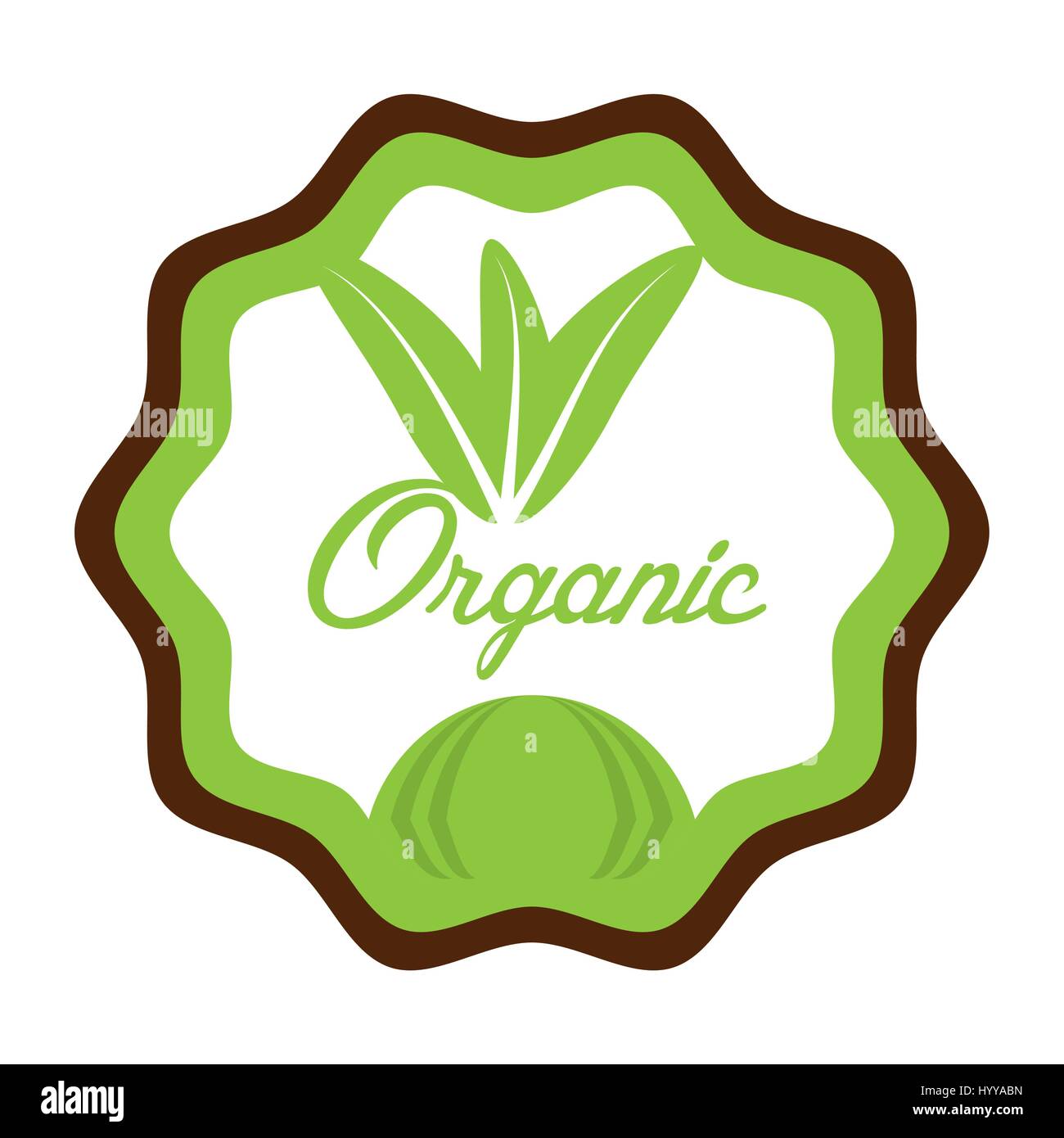 organic food fresh nutrition emblem Stock Vector Image & Art - Alamy