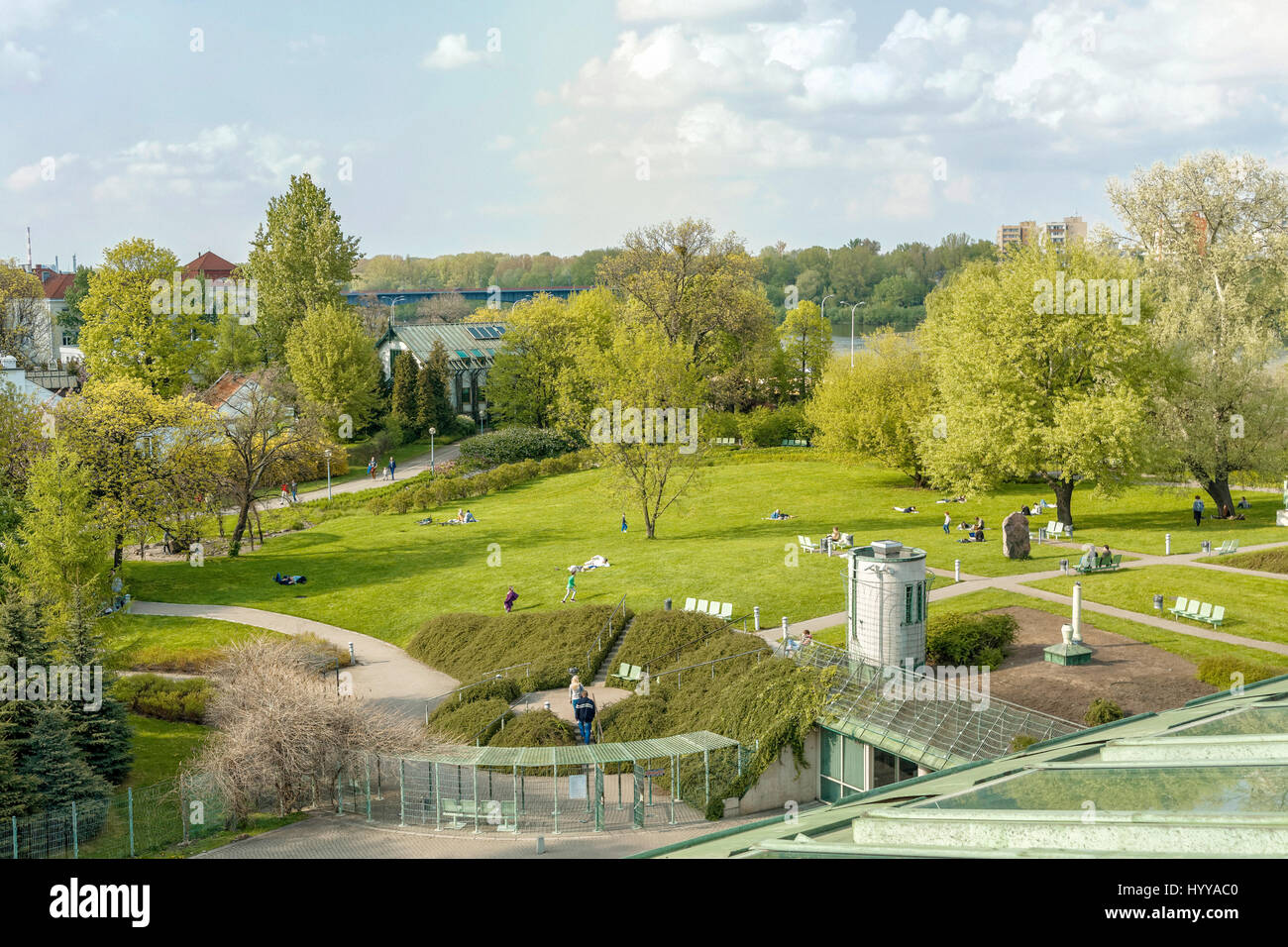 Warsaw university library rooftop hi-res stock photography and images ...