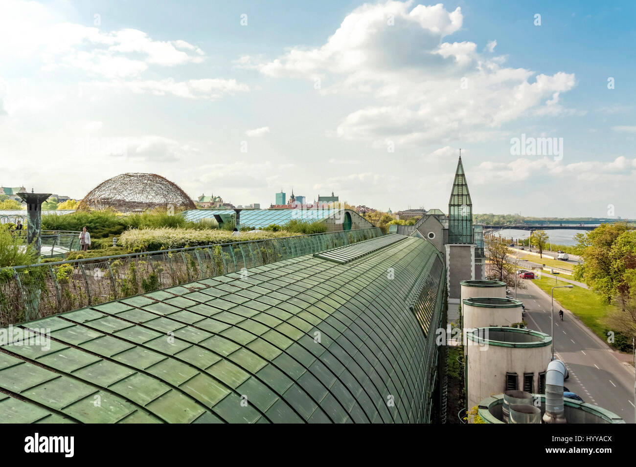 Warsaw university library rooftop hi-res stock photography and images ...