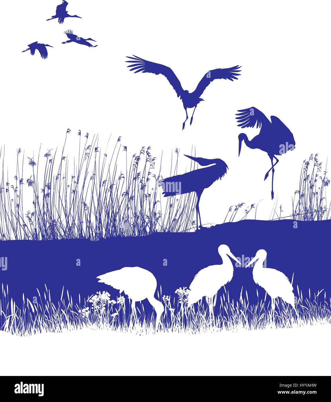 Sea shore art Stock Vector Images - Alamy