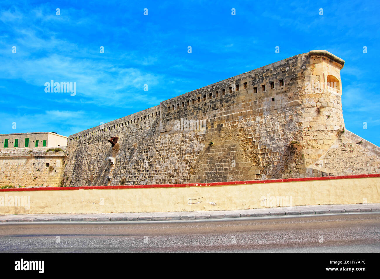 Saint Elmo fort in Valletta in Malta Stock Photo - Alamy
