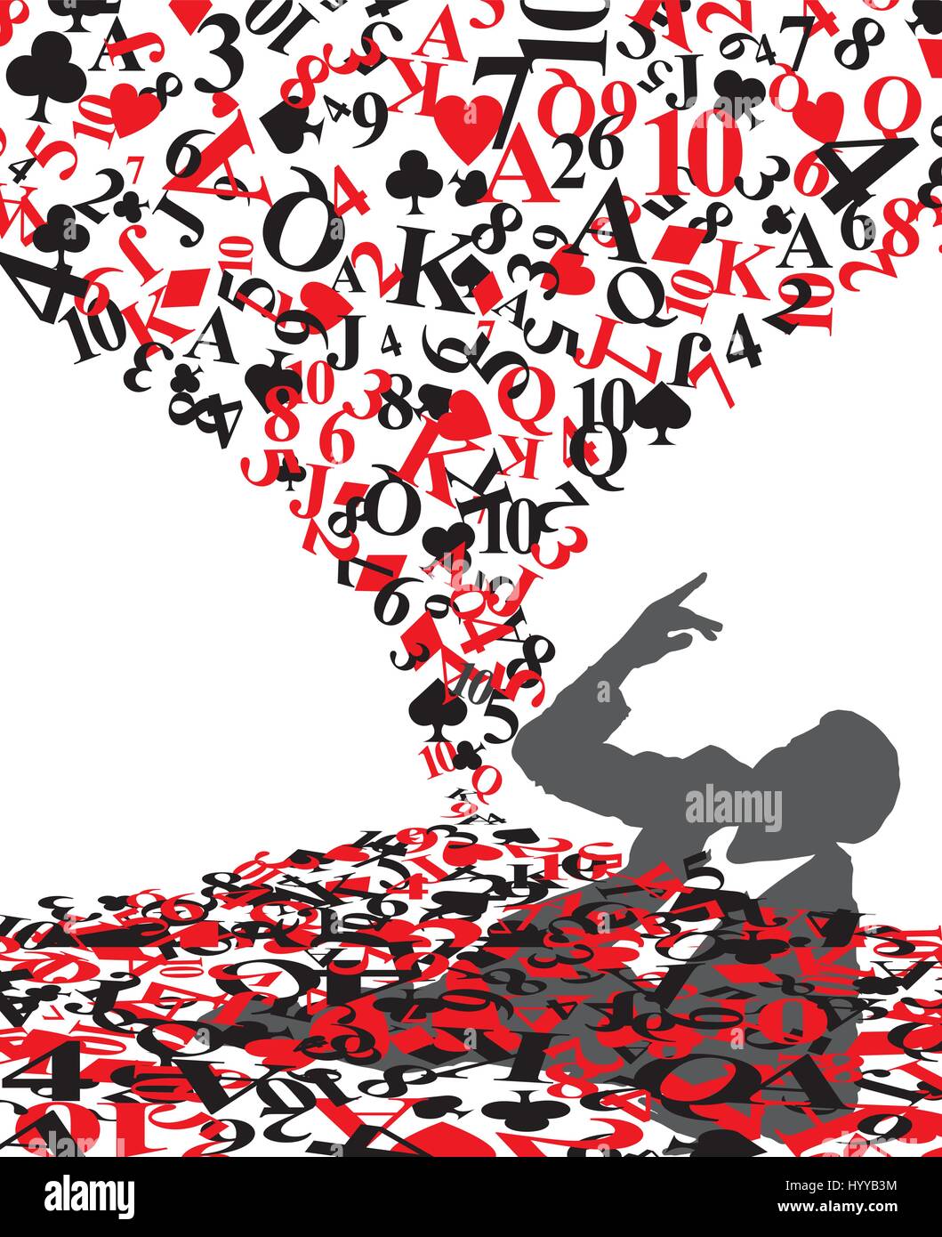 Professional poker game Stock Vector Images - Alamy