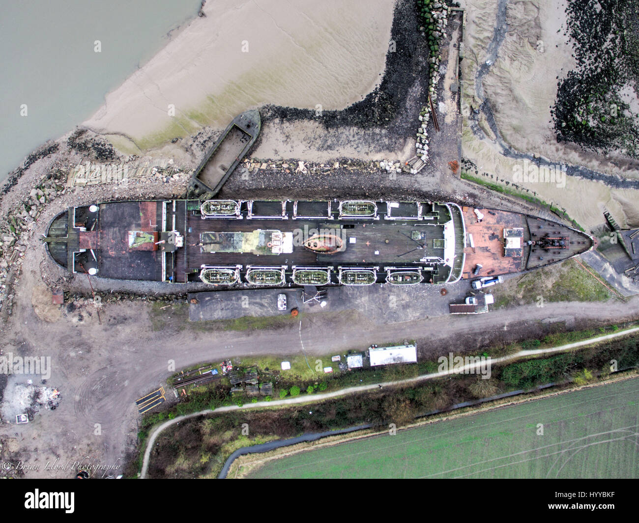 MOSTYN, NORTH WALES: BREATH-TAKING images have revealed a bird’s eye ...