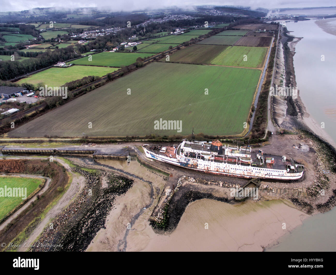 MOSTYN, NORTH WALES: BREATH-TAKING images have revealed a bird’s eye ...