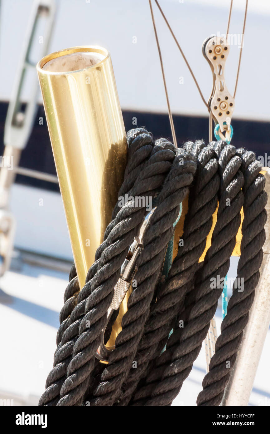 Golden fishing rod Stock Photo - Alamy