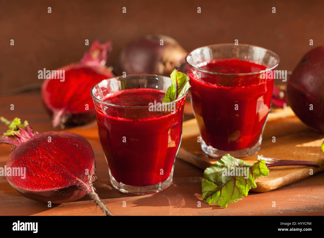 fresh healthy beetroot juice and vegetable Stock Photo - Alamy