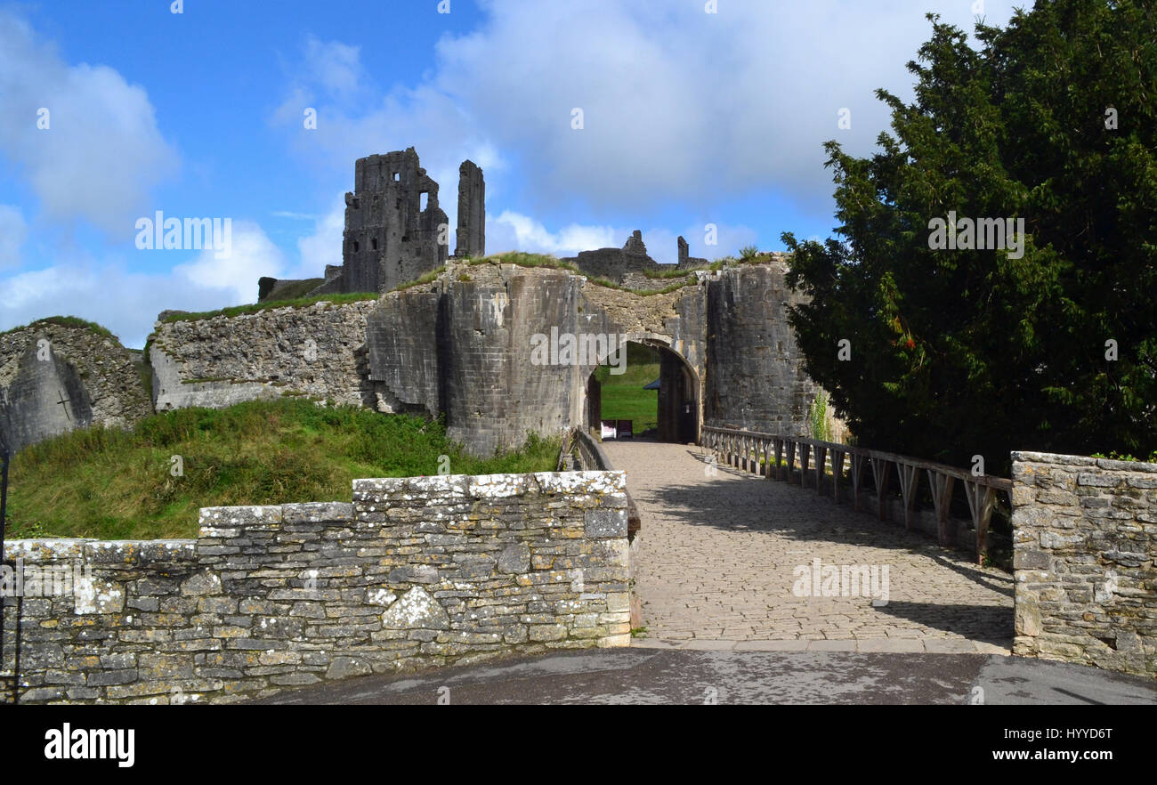 Corfe Castle, Wareham, Dorset, UK Stock Photo - Alamy