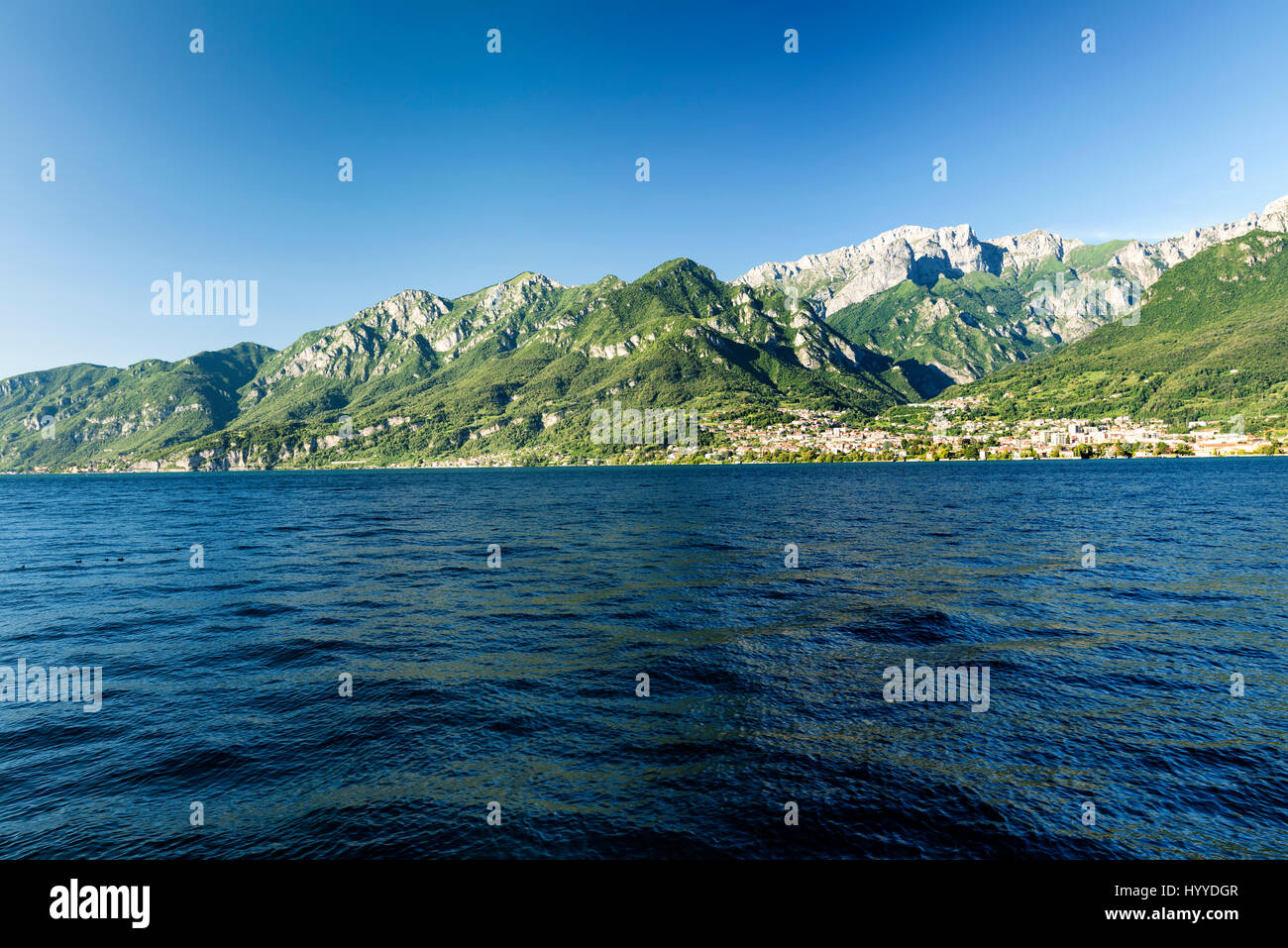 Lake of Como at Oliveto Lario (Lecco, Lombardy, Italy) at summer. View ...
