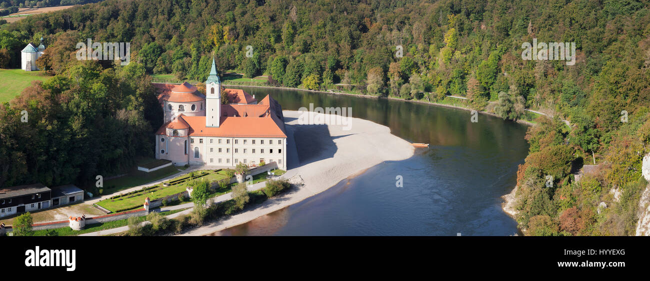 Monastery Weltenburg on the Danube in Kelheim, Lower Bavaria, Germany ...