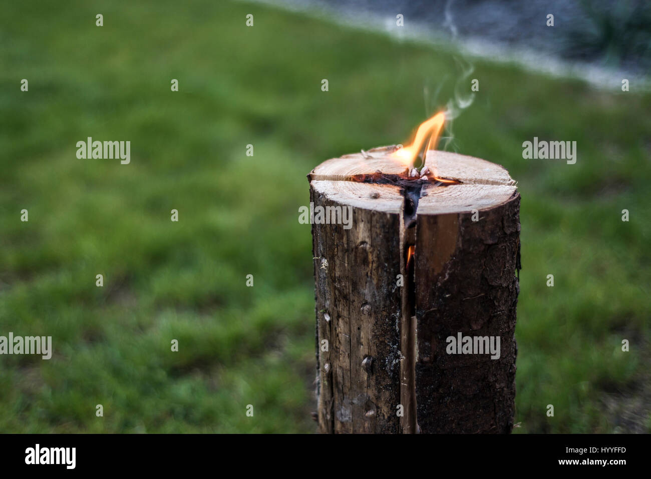 Swedish fire log hi-res stock photography and images - Alamy