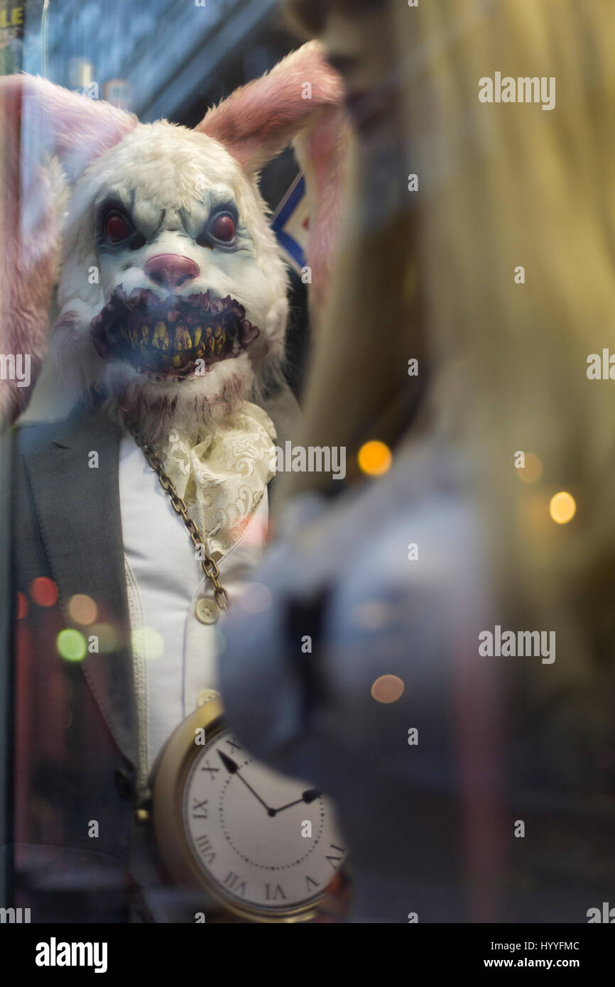 scarey rabbit from Alice In Wonderland Stock Photo - Alamy