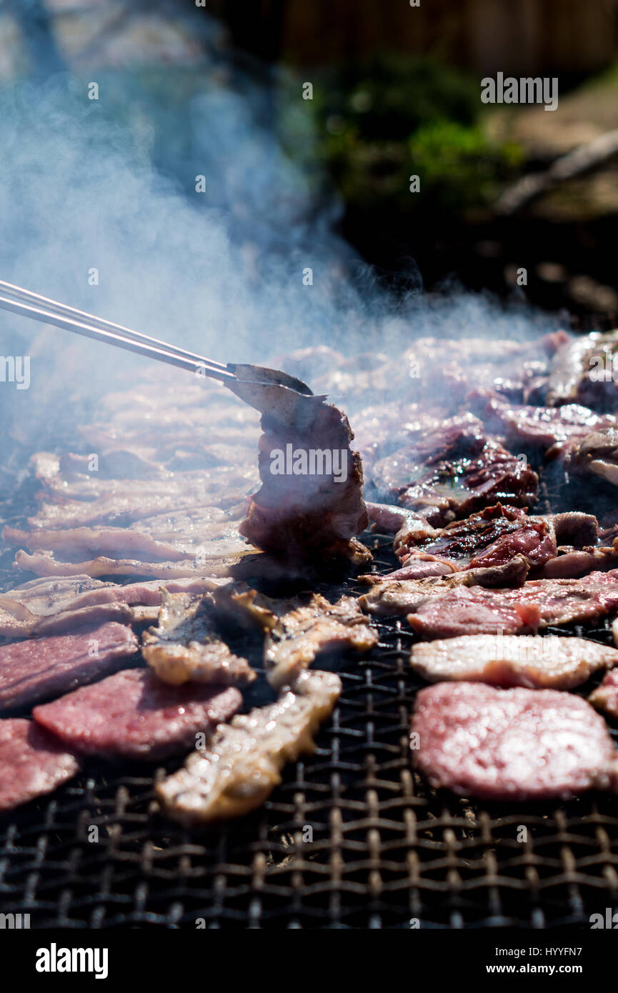 Barbecue family spain hi-res stock photography and images - Alamy
