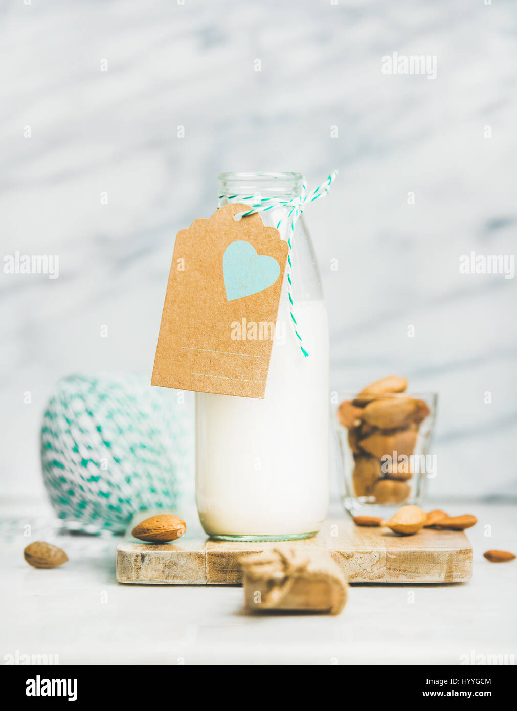 Almond milk label hi-res stock photography and images - Alamy