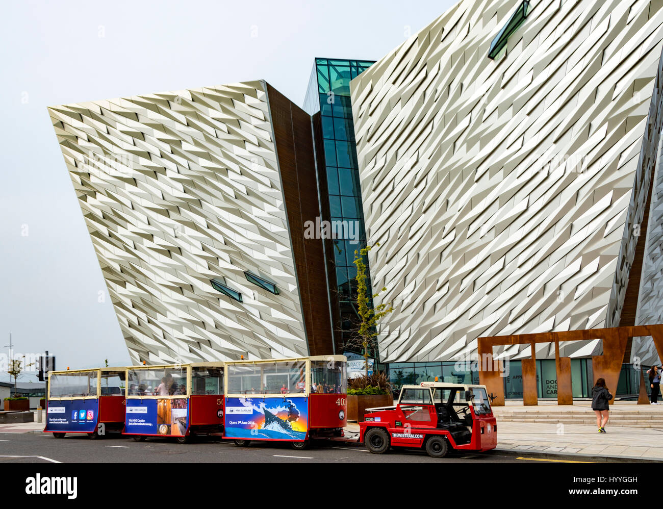 The Titanic Belfast building (Eric Kuhne and Associates 2012), and the ...