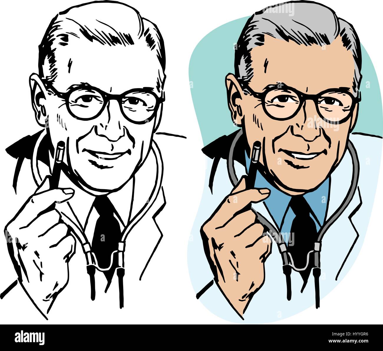 Vintage stethoscope hi-res stock photography and images - Alamy