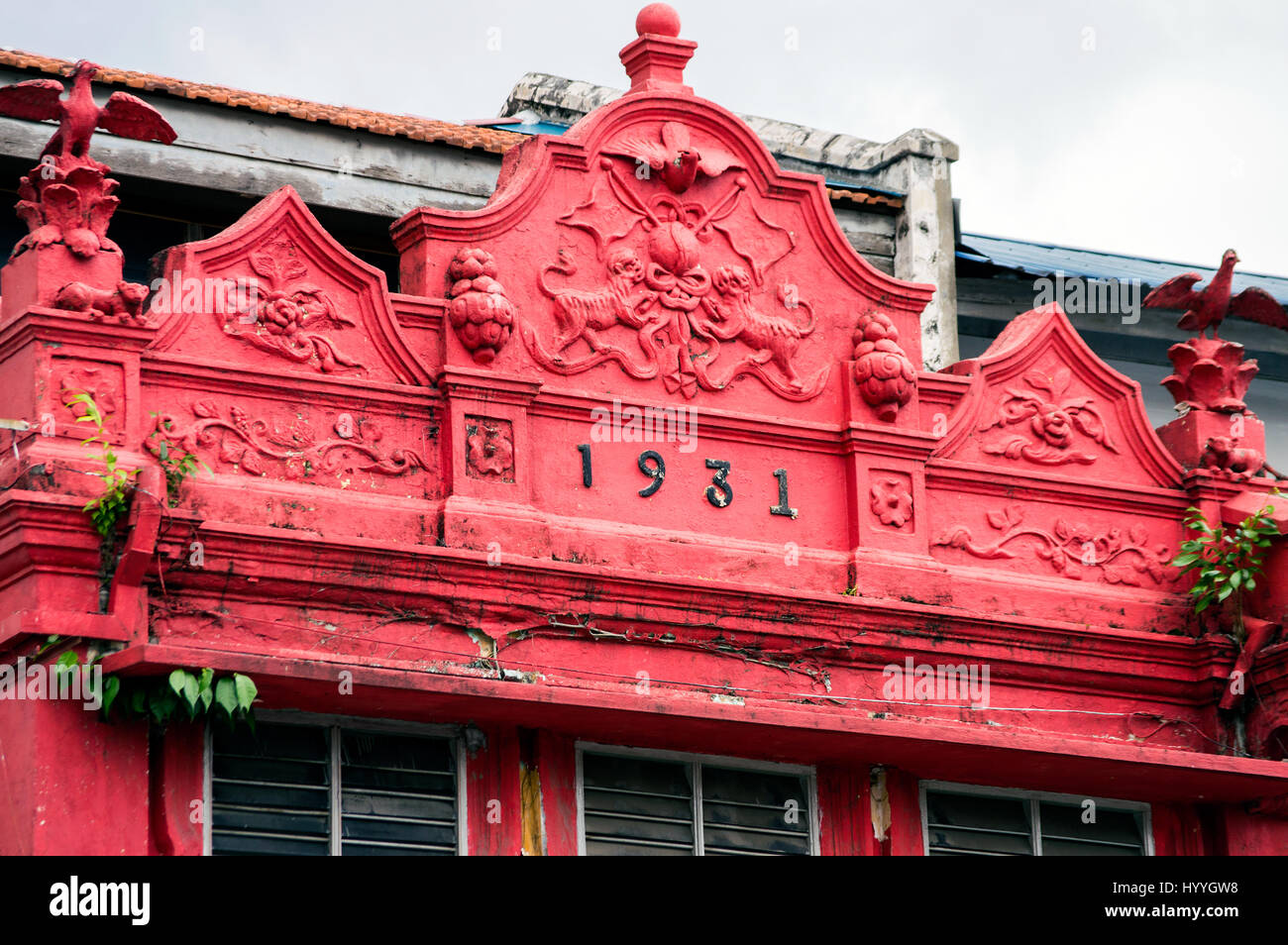Period building in Jaland Sultan Iskandar Shah, Ipoh, Perak, Malaysia ...