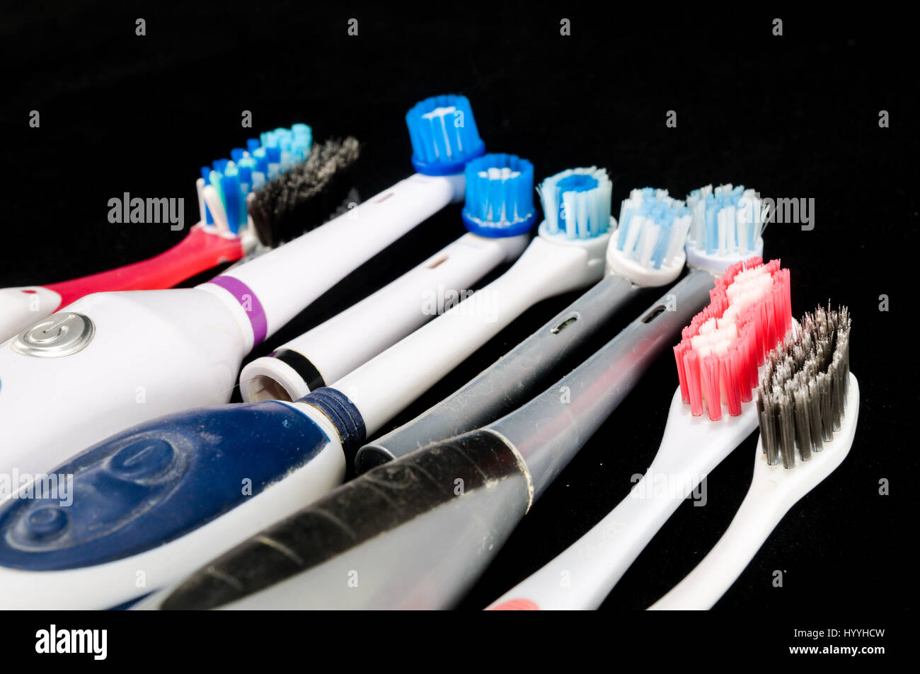 Close-up of toothbrush Object on a Plain Background Stock Photo - Alamy