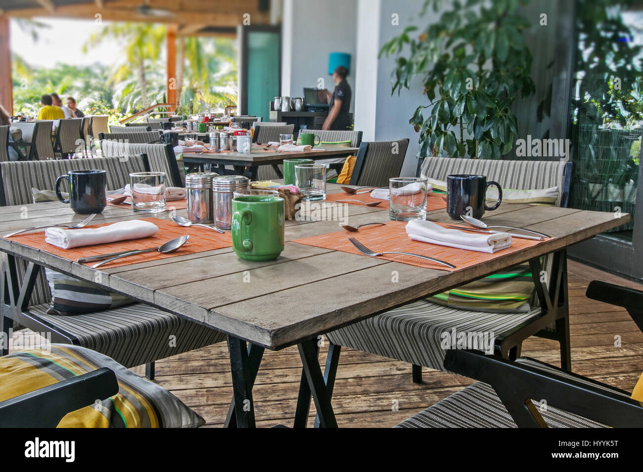 Table setup hotel restaurant hi-res stock photography and images - Alamy
