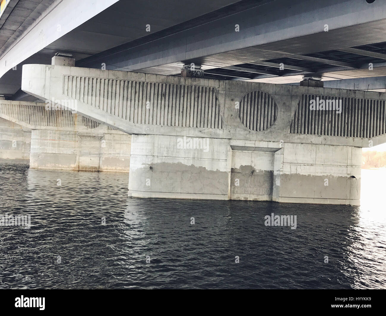 Abandoned old bridge big engineering construction Stock Photo - Alamy