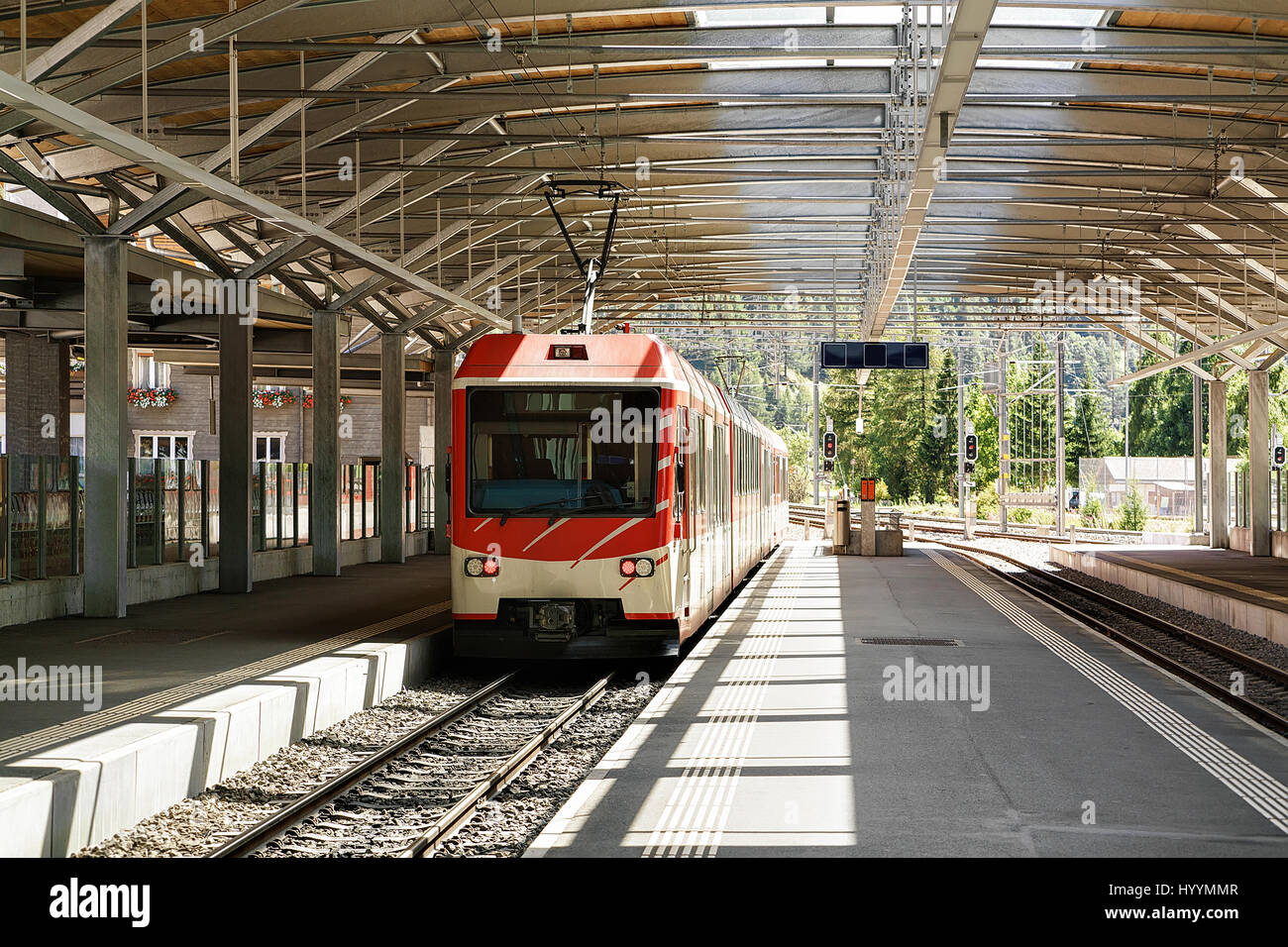 Visp train station switzerland hi-res stock photography and images - Alamy