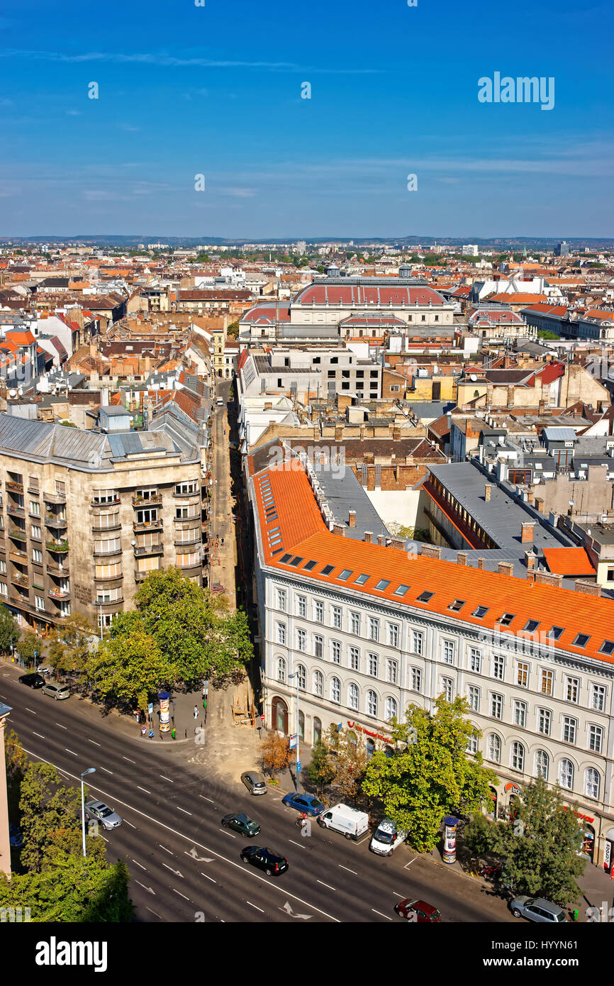 Roof top view on city center of Budapest, Hungary Stock Photo - Alamy