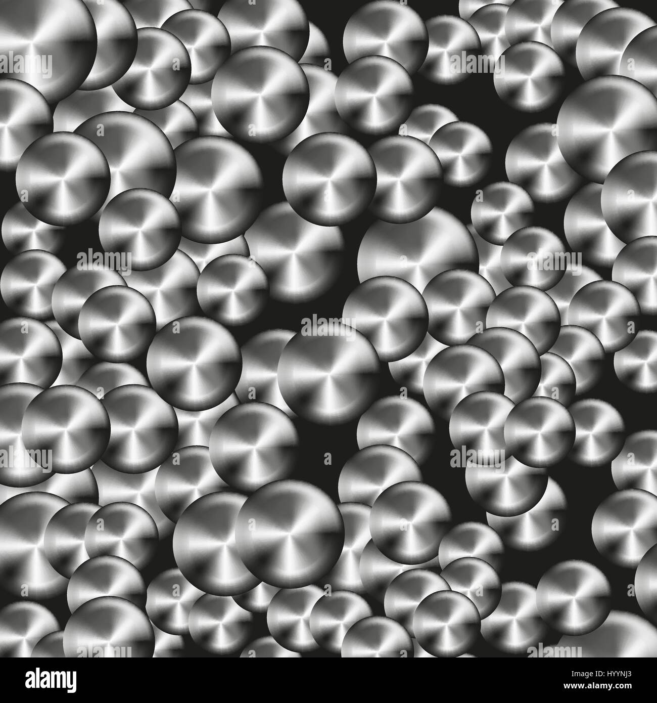 Abstract metal objects black white Stock Vector Images - Alamy