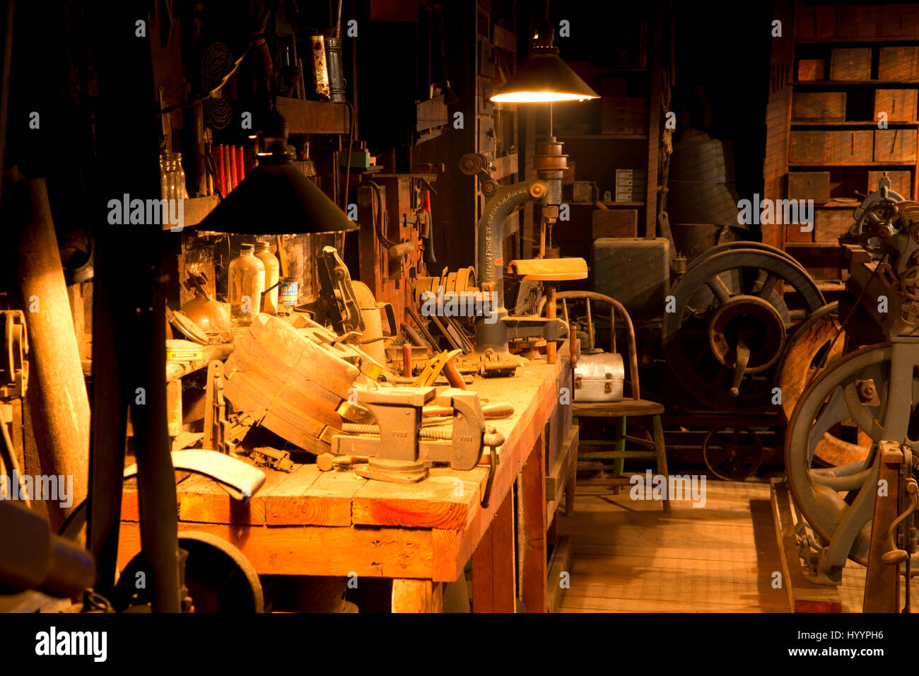 The Picker House in Thomas Kay Woolen Mill, Willamette Heritage Center ...