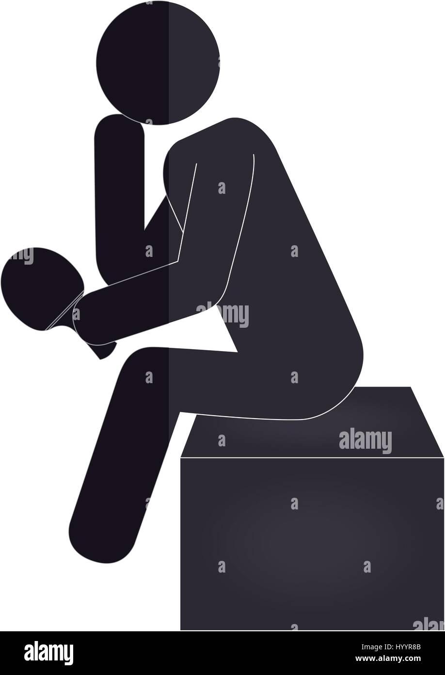 ping pong player avatar vector illustration design Stock Vector Image ...