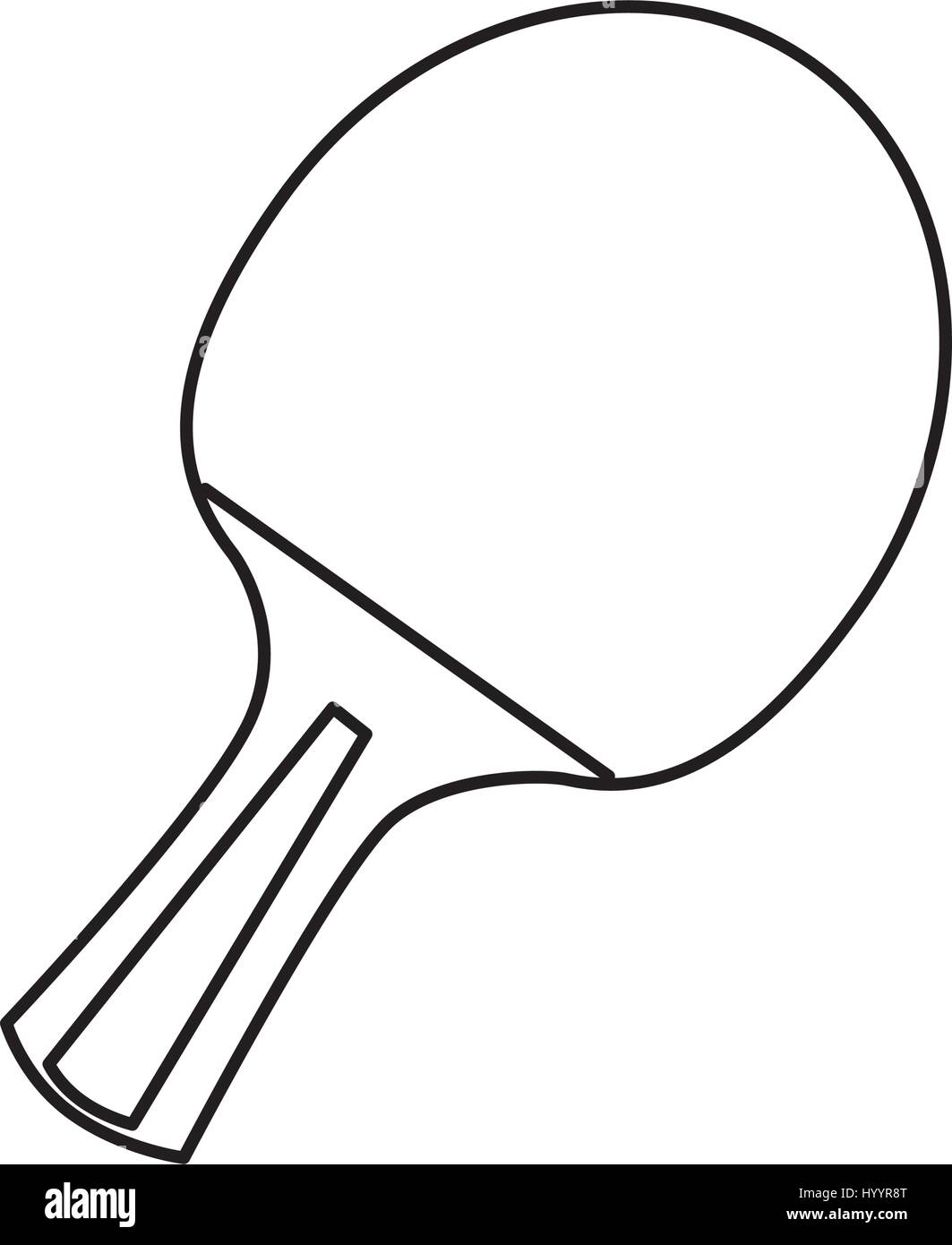 ping pong rackets equipment vector illustration design Stock Vector ...