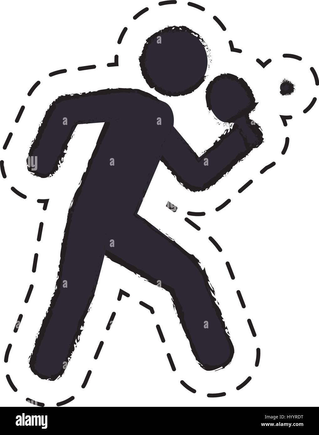 ping pong player avatar vector illustration design Stock Vector Image ...