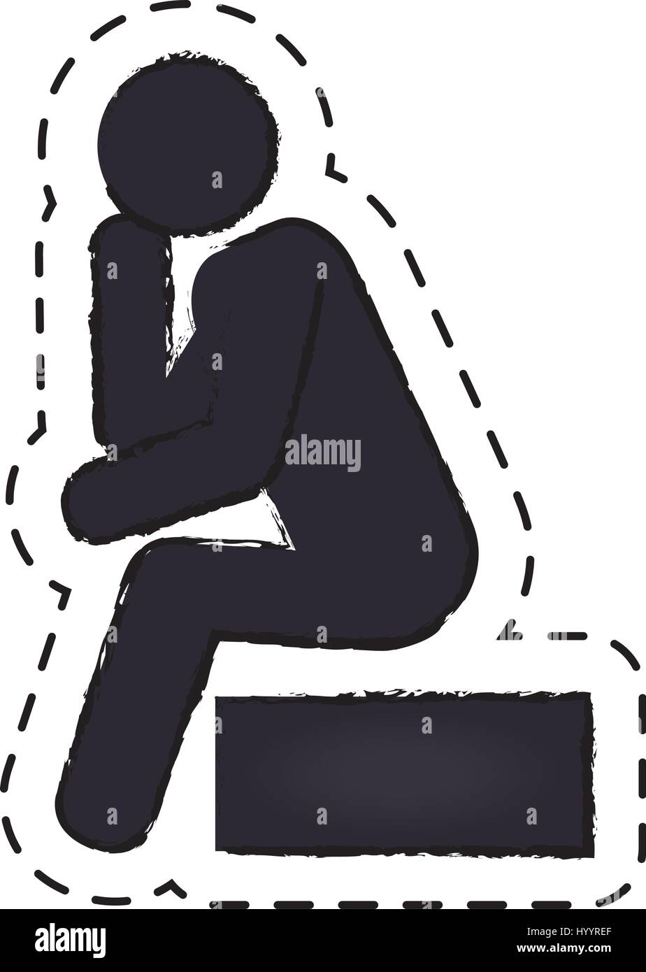 human figure silhouette icon vector illustration design Stock Vector ...