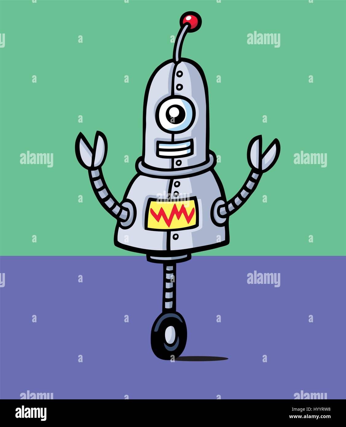 Robot. Vector Illustration Stock Vector Image & Art - Alamy