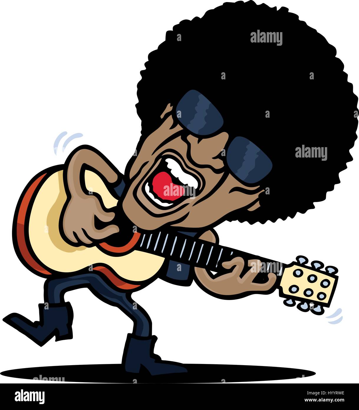 Music Rocker. Vector Illustration Stock Vector Image & Art - Alamy