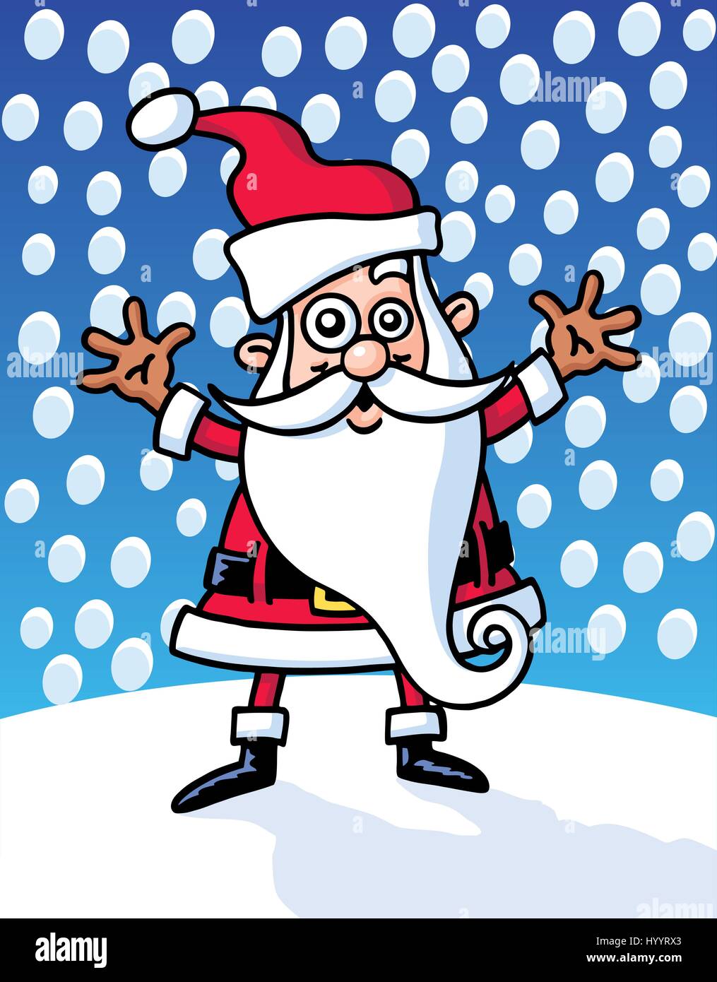 Santa Claus. Vector Illustration Stock Vector Image & Art - Alamy