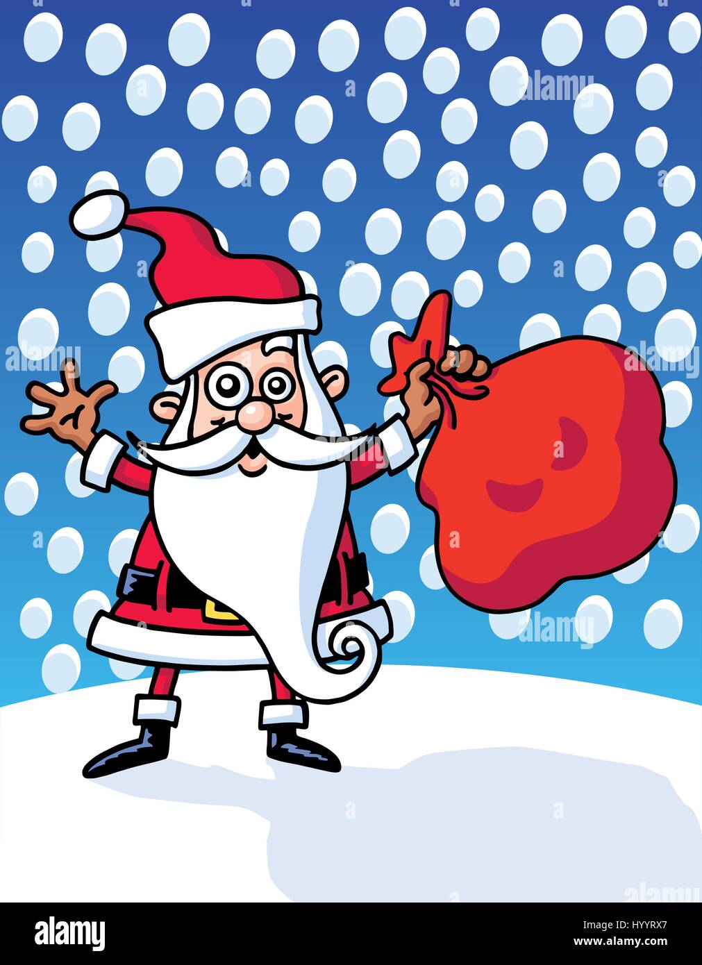 Santa Claus. Vector Illustration Stock Vector Image & Art - Alamy