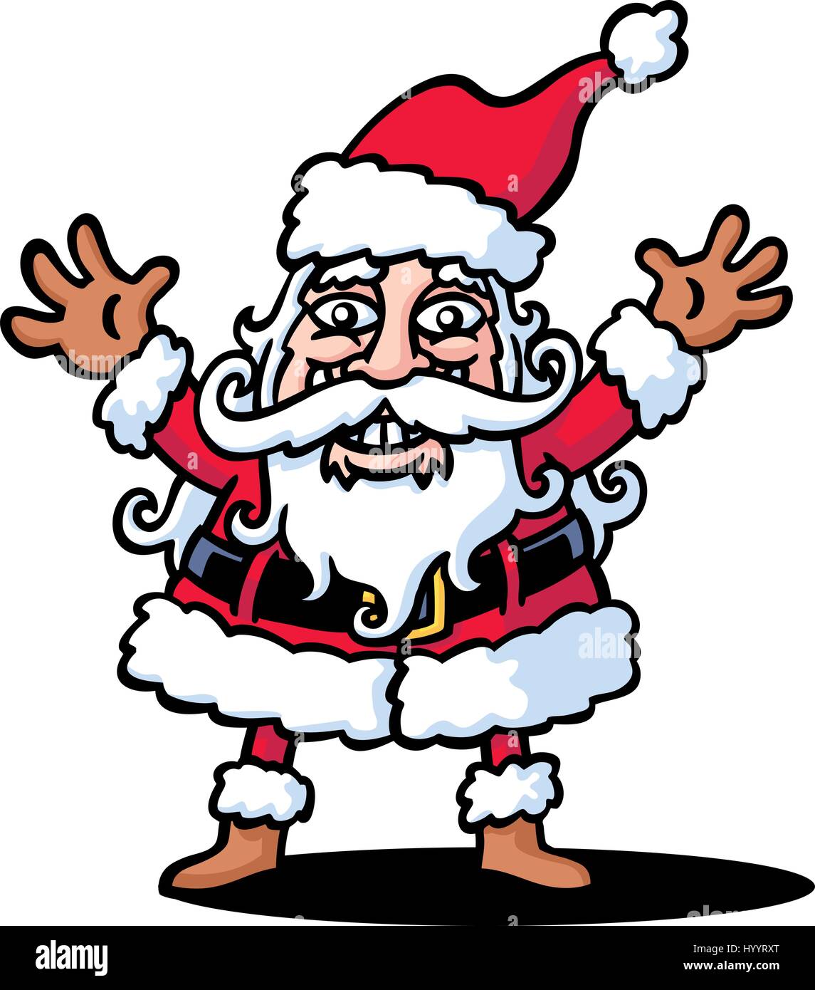 Santa Claus. Vector Illustration Stock Vector Image & Art - Alamy