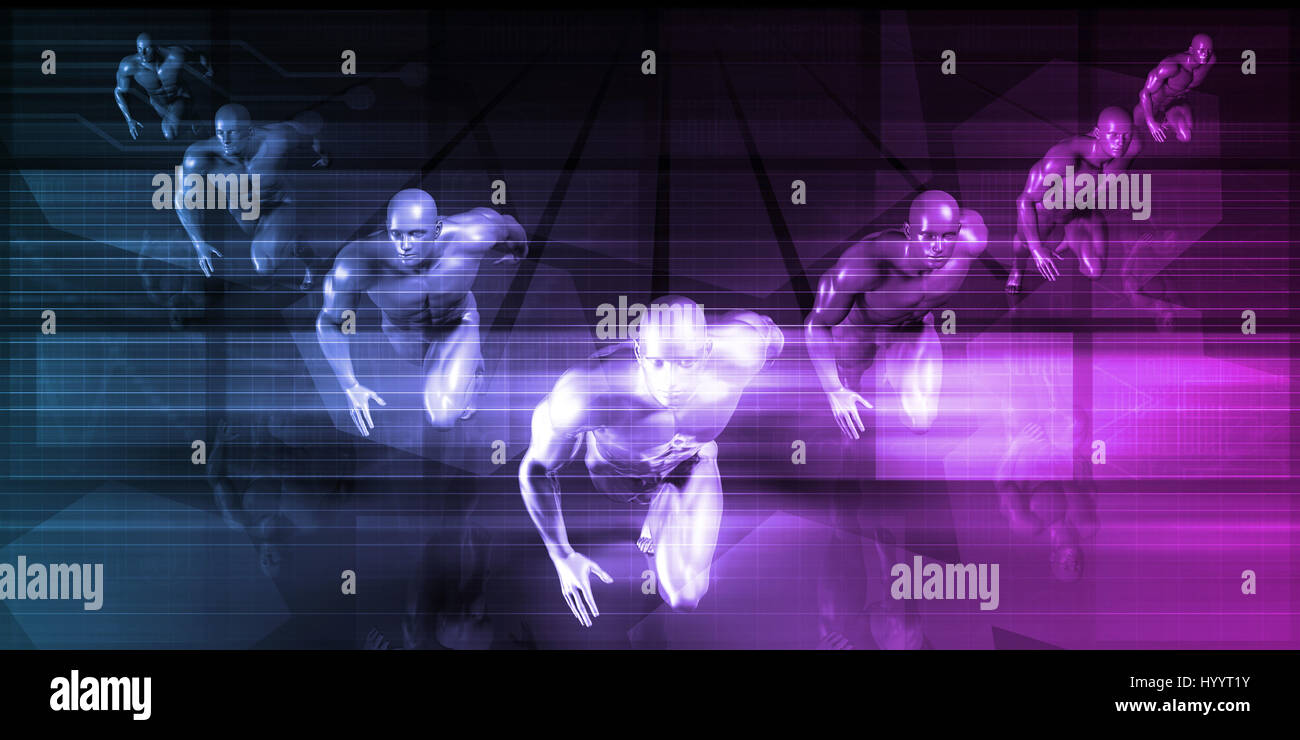 System Network with Super Fast Response Time Concept Stock Photo - Alamy