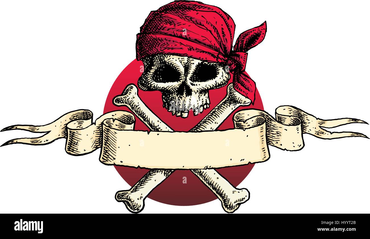 Pirate Banner Pictures Images Borders Pirate Banner Stock Illustration