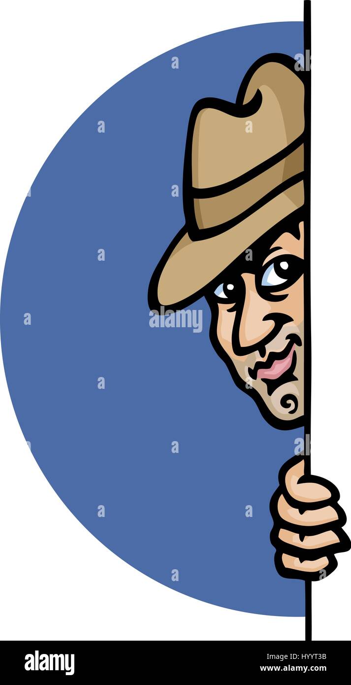 Cartoon character creeping hi-res stock photography and images - Alamy