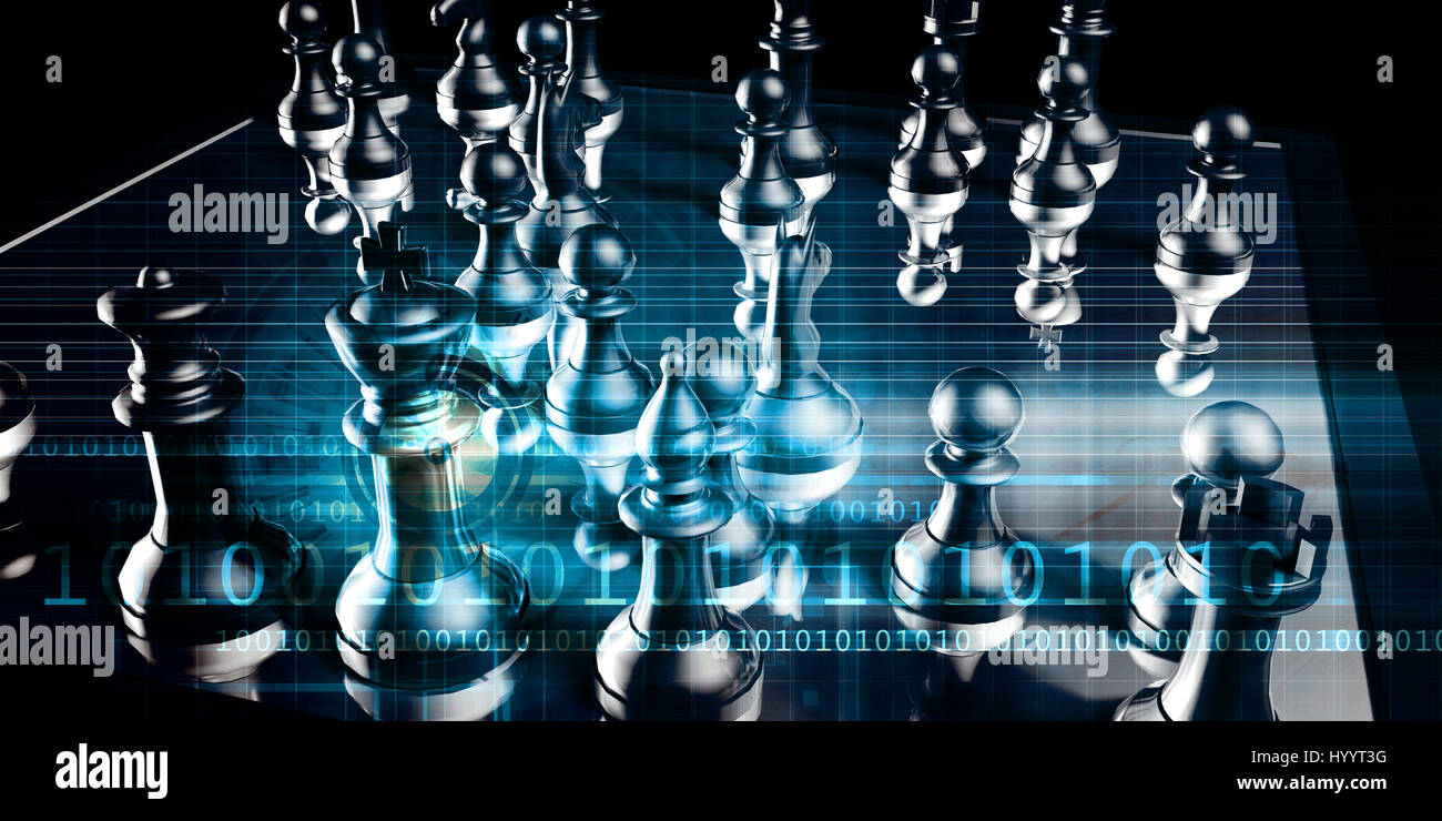 Strategic Marketing Concept with Chess Pieces on a Chessboard Stock ...