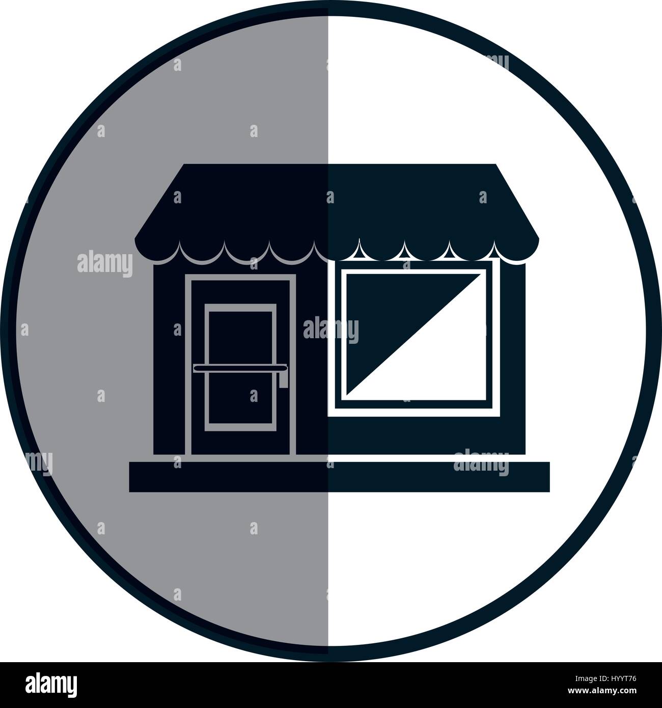 store building front isolated icon vector illustration design Stock ...