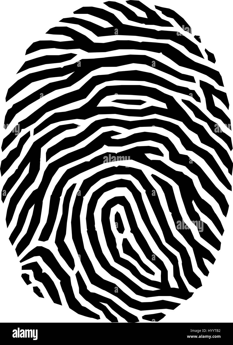 Finger print Vector Illustration Stock Vector Image & Art - Alamy