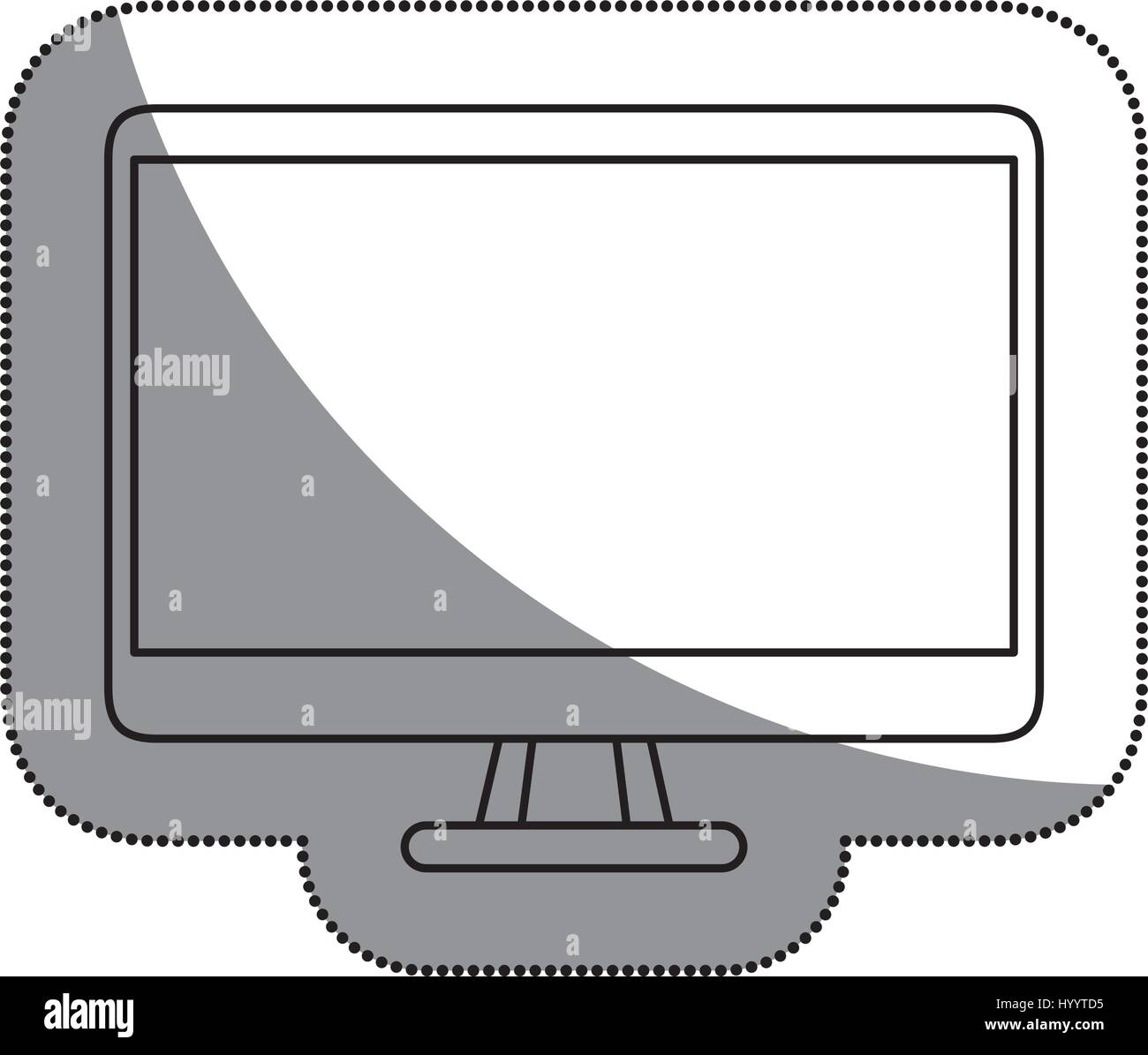computer desktop with template icon Stock Vector Image & Art - Alamy