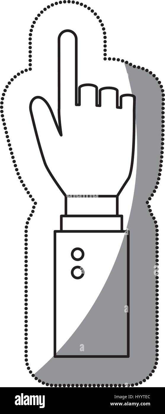 hand human pointer icon Stock Vector Image & Art - Alamy