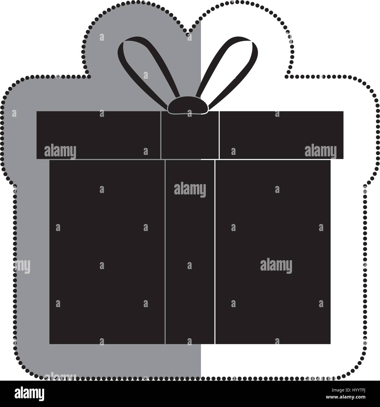 gift box present icon Stock Vector Image & Art - Alamy