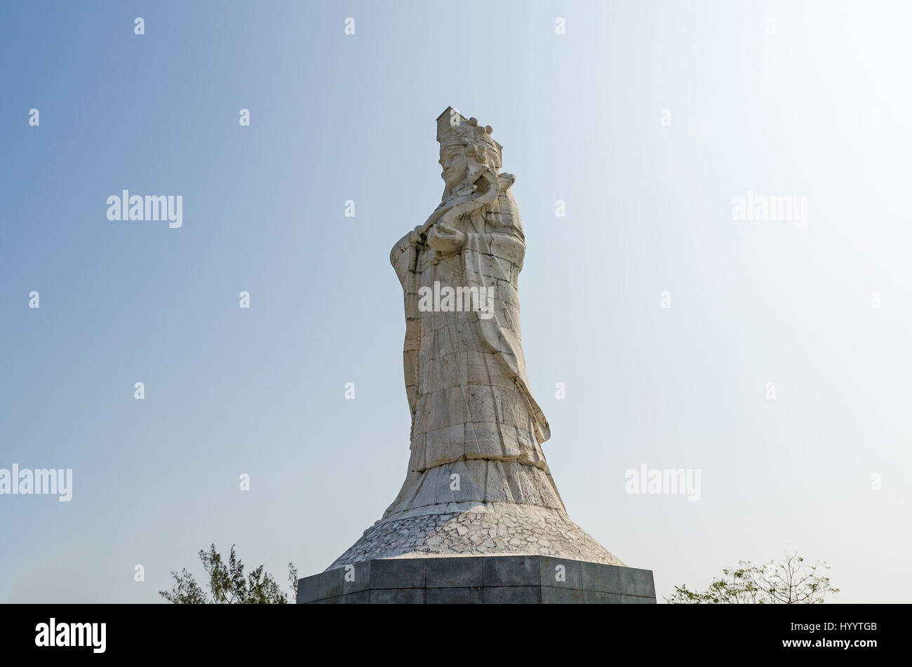 A-Ma goddess statue or tin hau in a-ma cultural village coloane island ...
