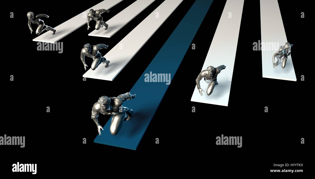 Marketing Solutions and Fast Innovation Leader in Industry Stock Photo ...