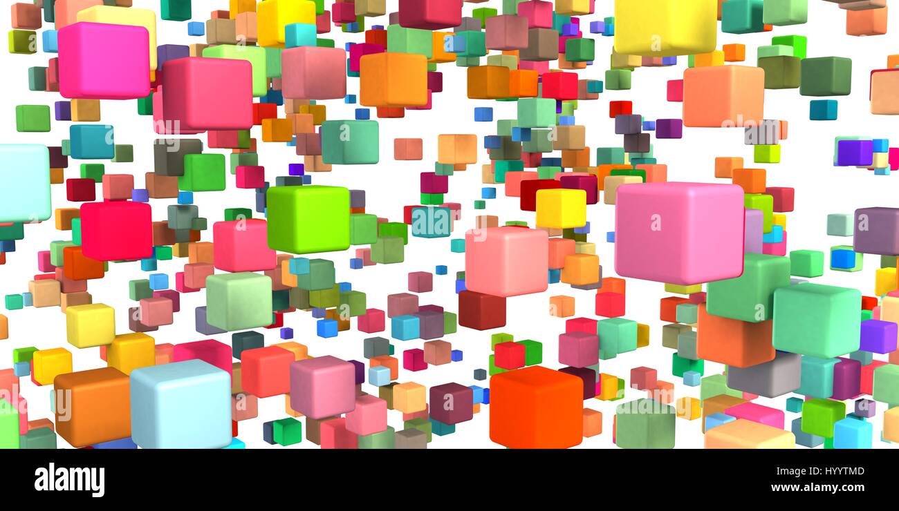Futuristic Blocks Abstract Background as a Concept Stock Photo - Alamy