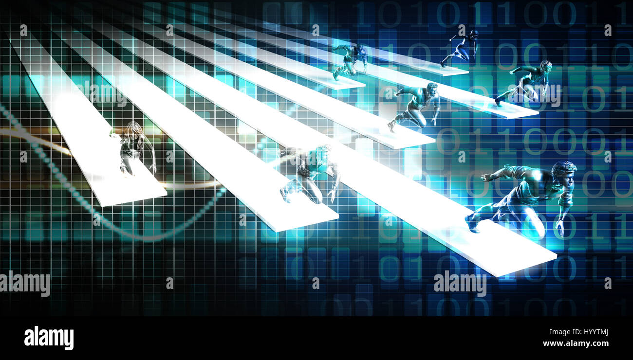 Strong Leadership or Leader Leading the Way Stock Photo - Alamy