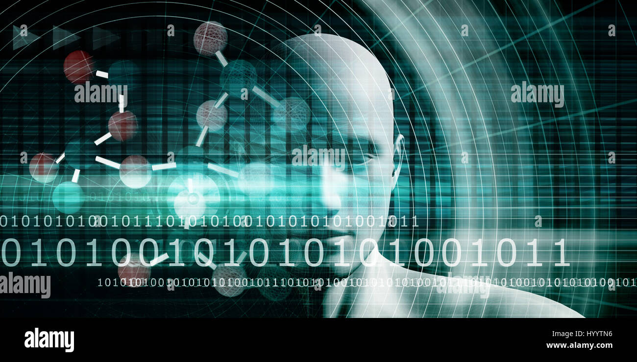 Molecule Background as a Science Abstract Concept Stock Photo - Alamy